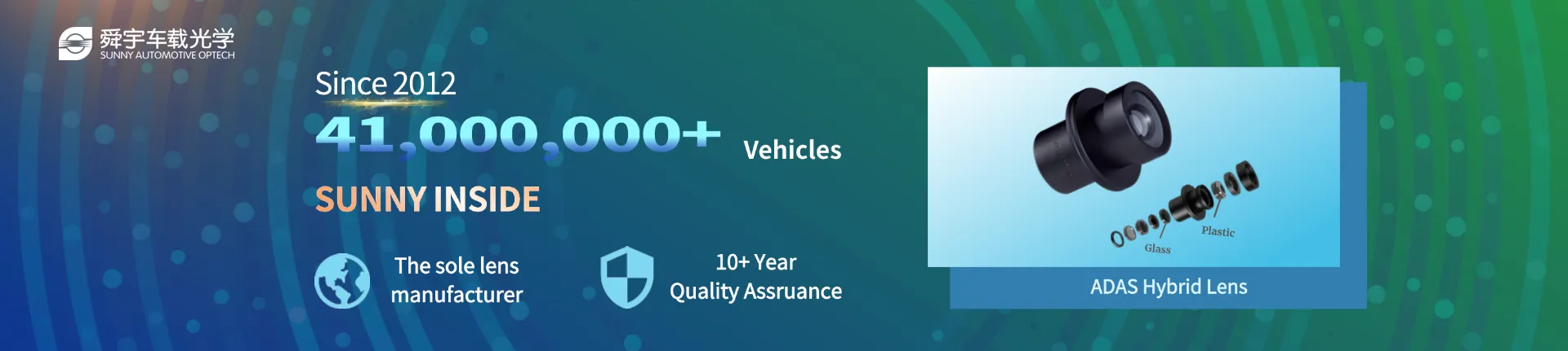 Automotive Lens Manufacturer, Optical Solutions Provider | Sunny Automotive